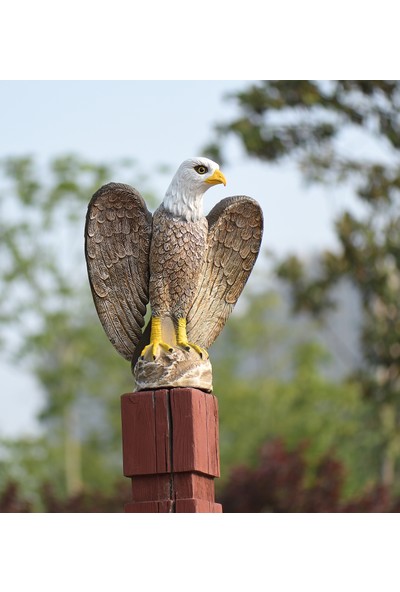 Kovmatik Güneş Enerjili Sesli Kuş Uzaklaştırıcı Kartal Maketi