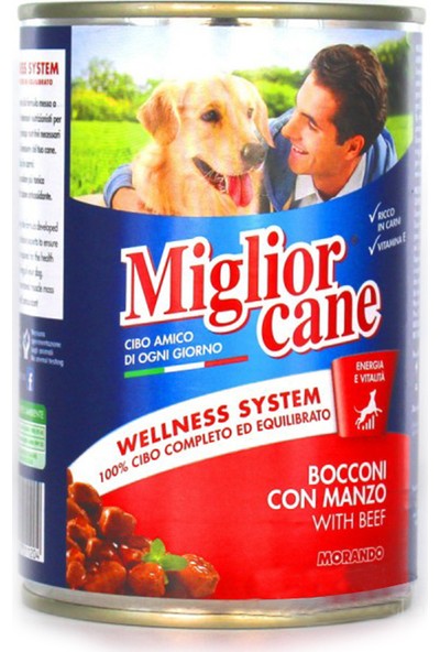 Miglior Gatto Sığır & Biftek Köpek Konservesi 405G x 12 Adet Miglior Gatto Sığır & Biftek Köpek Konservesi 405G x 12 Adet