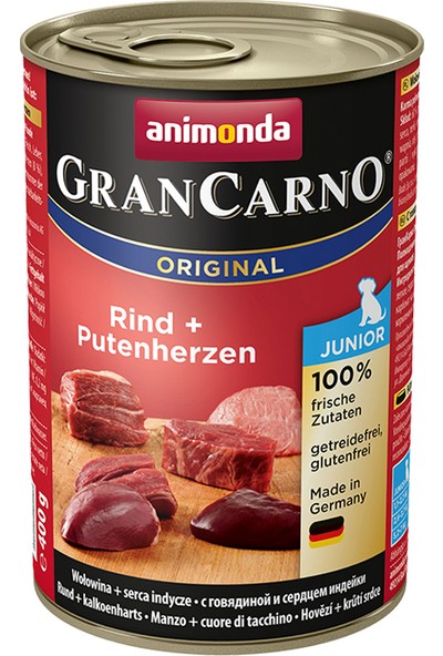 Animonda Carno Sığır & Hindi Puppy Konservesi 400 g x 12 Adet Animonda Carno Sığır & Hindi Puppy Konservesi 400 g x 12 Adet