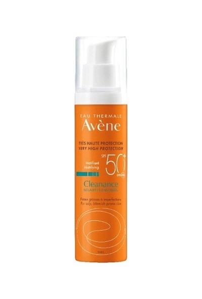 Avene Cleanance Solaire Spf 50 - Yağlı ve Akneli Ciltler İçin Güneş Koruma Kremi 50 ml Avene Cleanance Solaire Spf 50 - Yağlı ve Akneli Ciltler İçin Güneş Koruma Kremi 50 ml