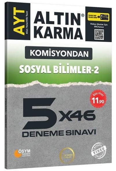 Altın Karma AYT Sosyal Bilimler 2 5x46 Deneme Sınavı Altın Karma AYT Sosyal Bilimler 2 5x46 Deneme Sınavı