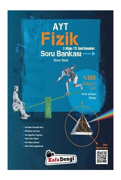 Kafa Dengi Yayınları AYT Fizik Soru Bankası 2. Kitap Yeni Orta ve İleri Düzey Kafa Dengi Yayınları AYT Fizik Soru Bankası 2. Kitap Yeni Orta ve İleri Düzey