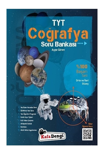 Kafa Dengi Yayınları TYT Coğrafya Soru Bankası Yeni Orta ve İleri Düzey Kafa Dengi Yayınları TYT Coğrafya Soru Bankası Yeni Orta ve İleri Düzey