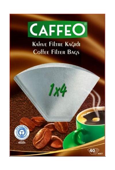 Caffeo Kahve Filtre Kağıdı 1/4 40LI Caffeo Kahve Filtre Kağıdı 1/4 40LI
