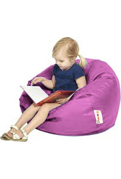 Earmut Çocuk Puf Armut Koltuk Pembe Earmut Çocuk Puf Armut Koltuk Pembe