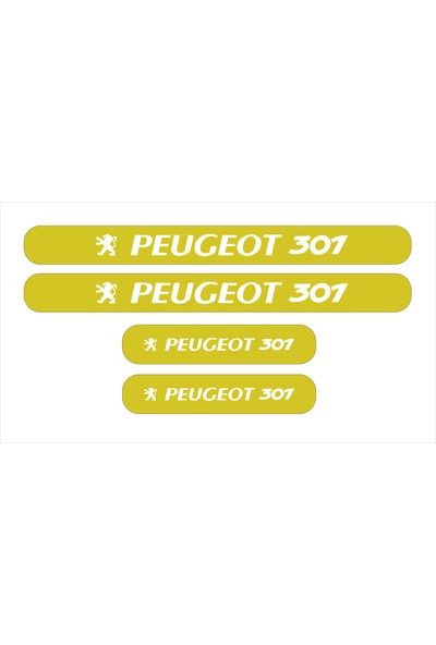 Ömr Dizayn Hediye Peugeot 301 Gold Pleksi 4'Lü Kapı Eşiği Aksesuar Ömr Dizayn Hediye Peugeot 301 Gold Pleksi 4'Lü Kapı Eşiği Aksesuar