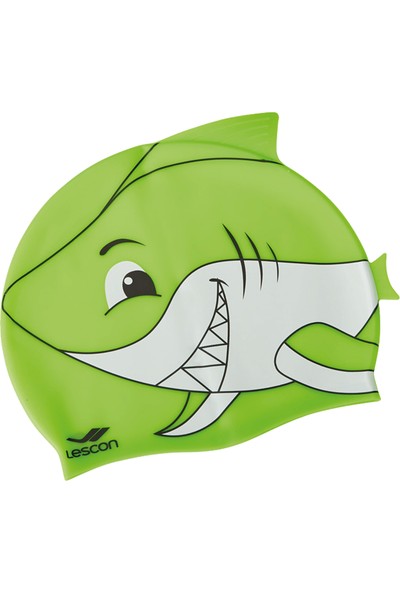 Lescon La-2220 Yeşil Çocuk Silikon Köpekbalığı Bone