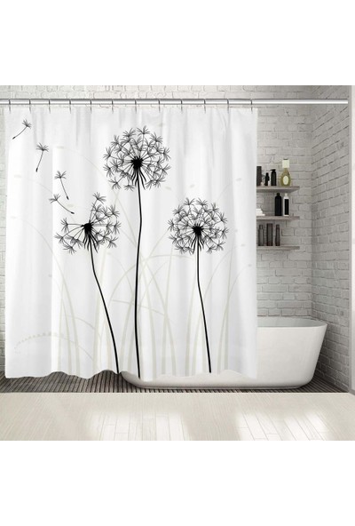 Henge Siyah Beyaz Uçan Karahindiba