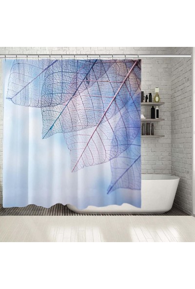 Henge Mevsim Çiçek Camgöbeği Arka Plan Desenli Duşperdesi Henge Mevsim Çiçek Camgöbeği Arka Plan Desenli Duşperdesi