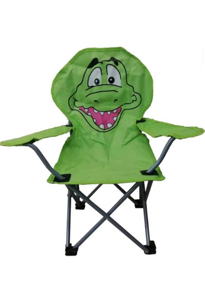 Joystar Timsah Figürlü Katlanır Çocuk Kamp Sandalyesi