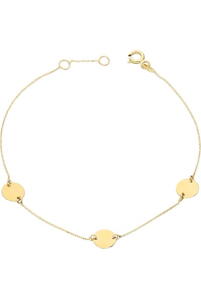 Glorria Sv0139 Altın Plaka Bileklik