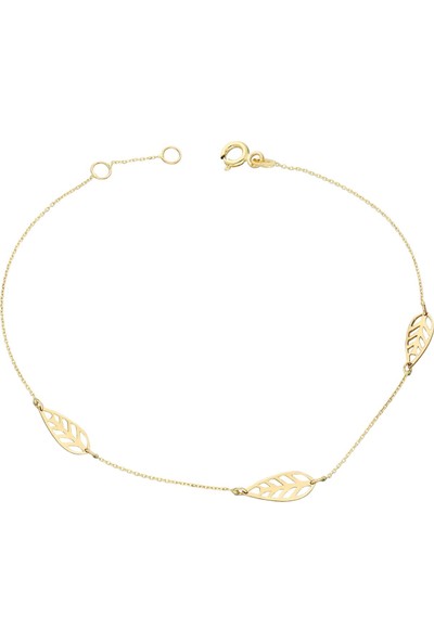Glorria Sv0141 Altın Yaprak Bileklik