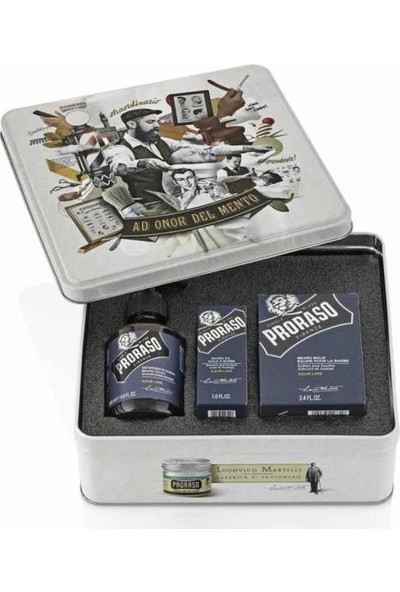 Proraso Sakal Bakım Seti Azur Lime