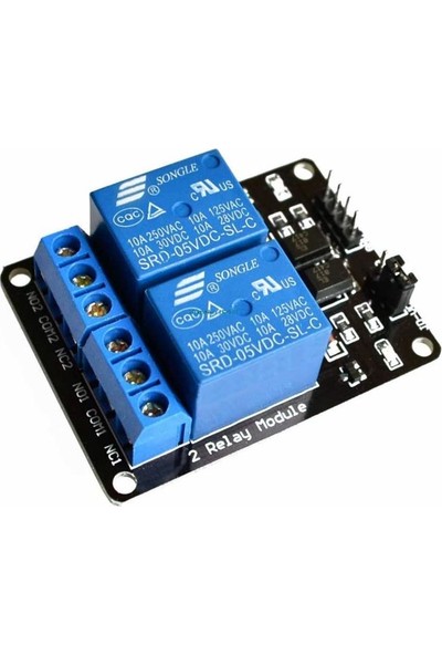 Röle Kartı 12V 2 Kanal (Geliştirme Kartlarıyla Uyumlu)