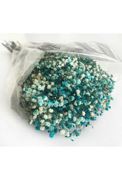 Doğal Cipso Çiçek Mavi ( 18 cm * 40 cm ) ( 1 Demet _ 50 Gram) Doğal Cipso Çiçek Mavi ( 18 cm * 40 cm ) ( 1 Demet _ 50 Gram)