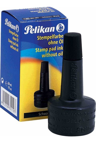 Pelikan Istampa Mürekkebi 30Cc Siyah 351197
