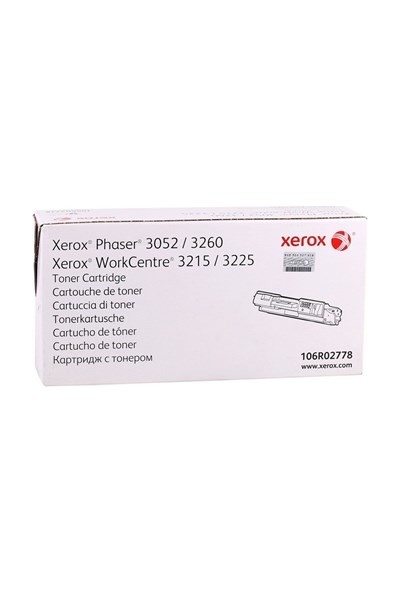 Xerox Phaser 3052-3260 Wc 3215-3225 Toner 106R02778 3K Xerox Phaser 3052-3260 Wc 3215-3225 Toner 106R02778 3K