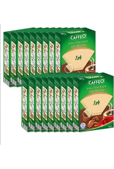 Caffeo Kahve Filtre Kağıdı 1/4 1440 Adet Caffeo Kahve Filtre Kağıdı 1/4 1440 Adet