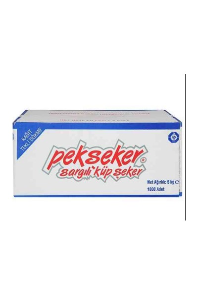 Pekşeker Tek Sargılı Küp Şeker 5 kg Pekşeker Tek Sargılı Küp Şeker 5 kg