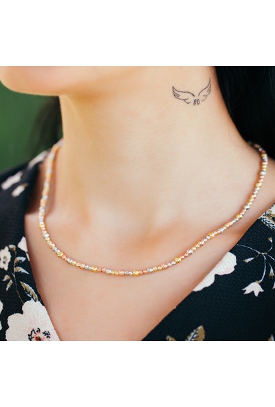 Papatya Silver Dorika Bileklik Ve Kolye