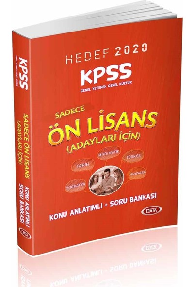 Data Yayınları 2020 KPSS Ön Lisans Adaylar İçin Konu Anlatımlı Soru Bankası Data Yayınları 2020 KPSS Ön Lisans Adaylar İçin Konu Anlatımlı Soru Bankası