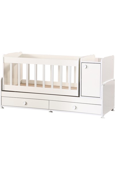 Diverso Home Çekmeceli Şifonyerli Sallanır Anne Yanı Bebek Beşiği Diverso Home Çekmeceli Şifonyerli Sallanır Anne Yanı Bebek Beşiği