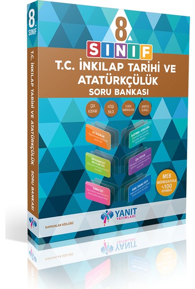 Yanıt Yayınları 8. Sınıf T.C. İnkılap Tarihi ve Atatürkçülük Soru Bankası Yanıt Yayınları 8. Sınıf T.C. İnkılap Tarihi ve Atatürkçülük Soru Bankası