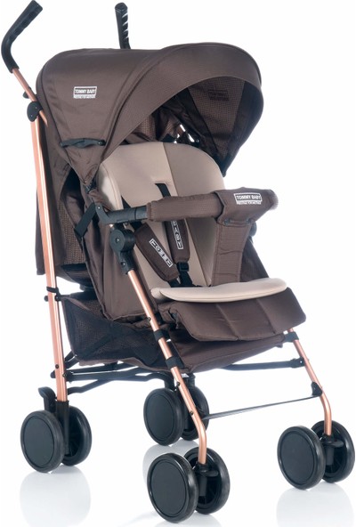 Tommybaby Ottoman GOLD Alüminyum Tam Yatar Baston Bebek Arabası Puset