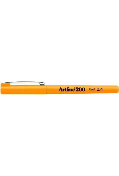 Artline 200 Fineliner 0.4mm Ince Uçlu Yazı ve Çizim Kalemi Sarı Artline 200 Fineliner 0.4mm Ince Uçlu Yazı ve Çizim Kalemi Sarı