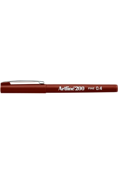 Artline 200 Fineliner 0.4mm Ince Uçlu Yazı ve Çizim Kalemi Kahverengi Artline 200 Fineliner 0.4mm Ince Uçlu Yazı ve Çizim Kalemi Kahverengi
