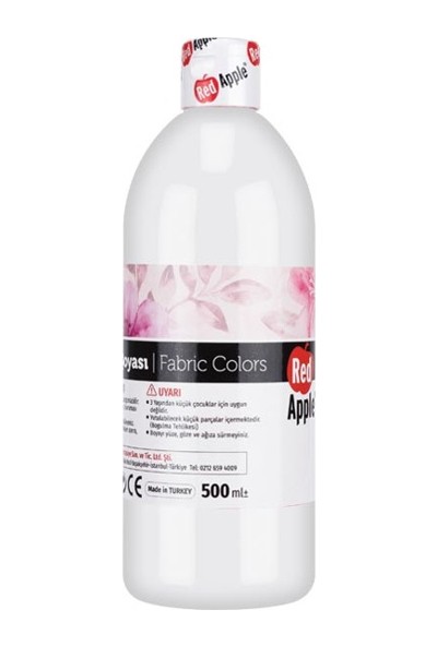 Red Apple Kumaş Boyası 500 Ml. Beyaz