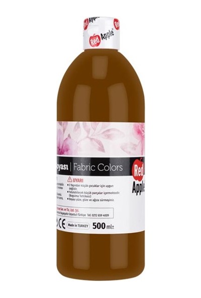 Red Apple Kumaş Boyası 500 Ml. Kahverengi