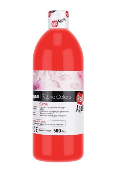 Red Apple Kumaş Boyası 500 Ml. Kırmızı