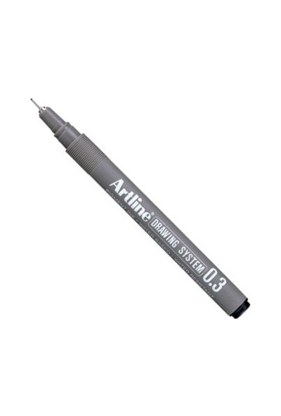 Artline Drawing System Teknik Çizim Kalemi 0.3 mm Siyah Artline Drawing System Teknik Çizim Kalemi 0.3 mm Siyah