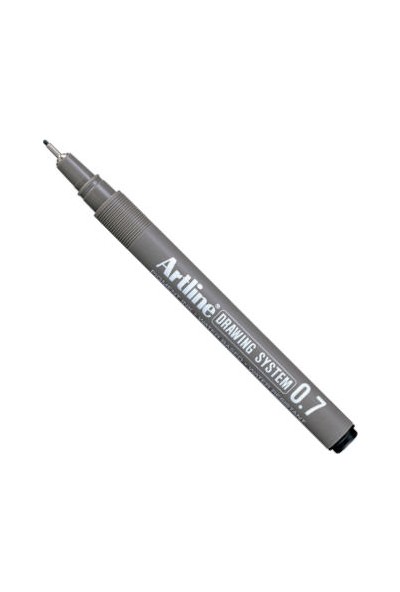 Artline Drawing System Teknik Çizim Kalemi 0.7 mm Siyah Artline Drawing System Teknik Çizim Kalemi 0.7 mm Siyah