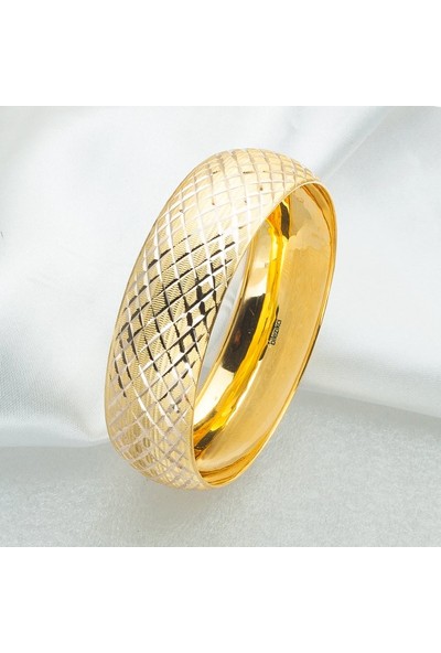 Bilezikci 2 Cm Enli 14 Ayar Altın Bilezik 16 Gr.