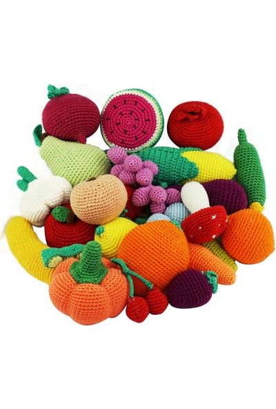 Kiduga Amigurumi Grande Meyve Sebze Seti Zeka Geliştirici Kiduga Amigurumi Grande Meyve Sebze Seti Zeka Geliştirici
