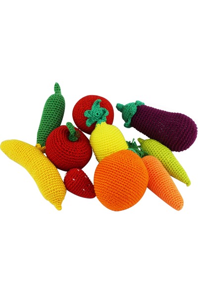 Kiduga Amigurumi Minuscolo Meyve Sebze Seti Zeka Geliştirici Kiduga Amigurumi Minuscolo Meyve Sebze Seti Zeka Geliştirici