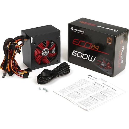 High Power 600W 80+ Bronze ECO Aktif PFC Yüksek Verimli Güç Fiyatı