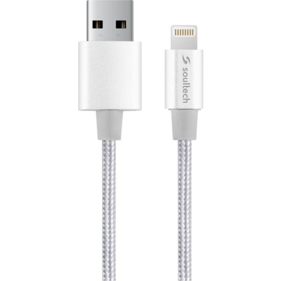 Soultech 2A Lightning Metal Rope Platinum Şarj ve Data Fiyatı