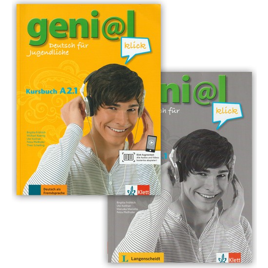 Klett Genial Klick A2.1 Kursbuch+Arbeitsbuch Kitabı ve Fiyatı
