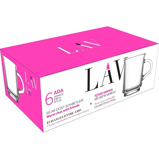 Lav Ada 6'lı Kupa Fiyatı, Taksit Seçenekleri ile Satın Al