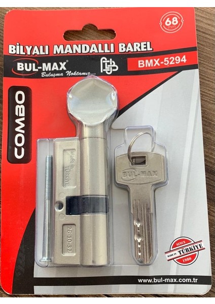 Bul-Max Combo 68MM Bilyalı Mandallı Barel BMX-5294 Fiyatı