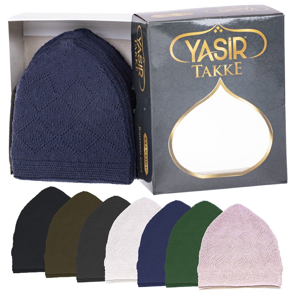 Takke - Namaz Takkesi - Makine Örgüsü - 12 Adet - Beyaz Renk Fiyatı