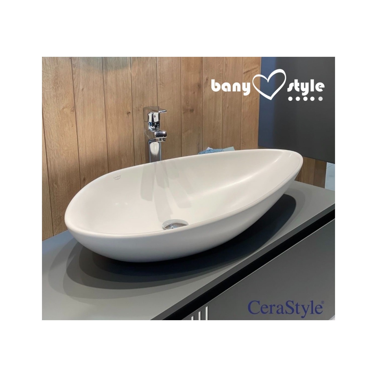 Turkuaz Seramik Cerastyle Olive 74 cm Tezgah Üstü Çanak Fiyatı