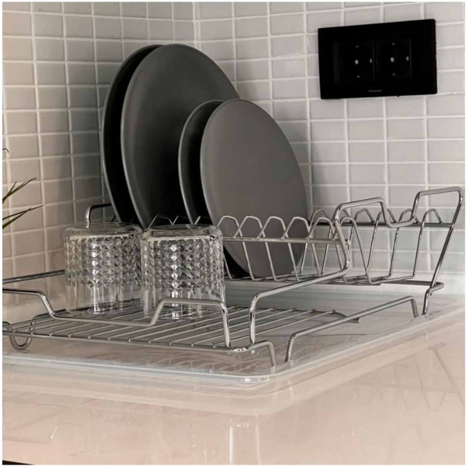 Tamu Galaxy Tezgah Üstü Tabaklık Bardaklık Lüks Krom Bulaşık Fiyatı