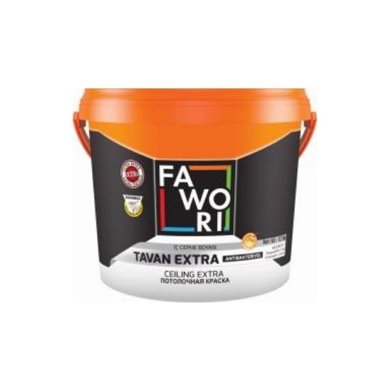 Fawori Extra Tavan Boyası Antibakteriyel 17.5 kg Beyaz Fiyatı