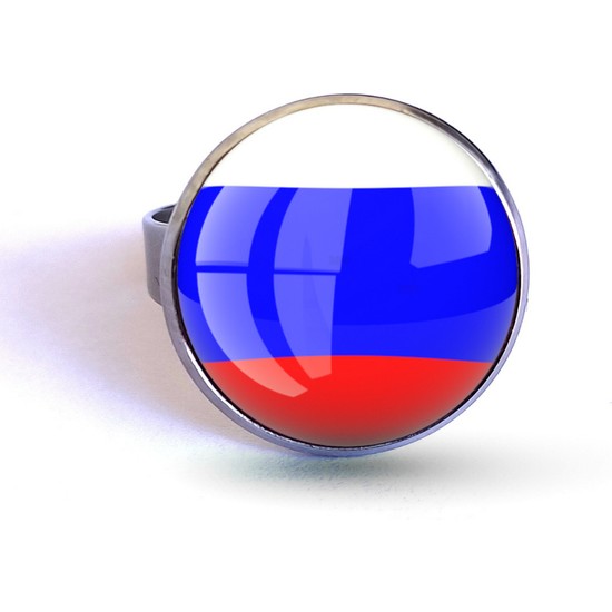 Market66 Rusya Bayrak Yüzük Yuvarlak Russia Bayrağı Fiyatı