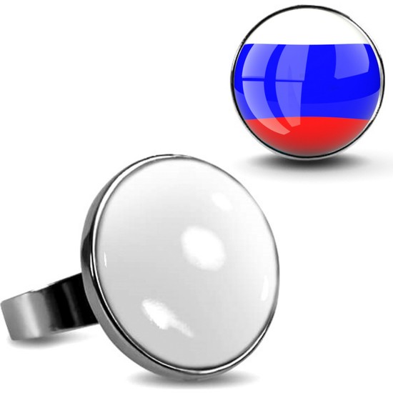 Market66 Rusya Bayrak Yüzük Yuvarlak Russia Bayrağı Fiyatı