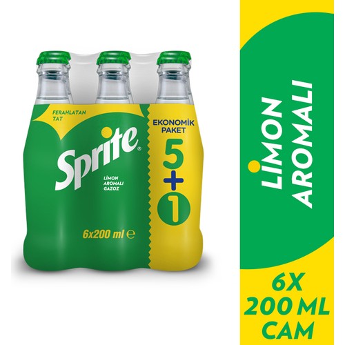 Sprite Gazoz Limon Aromalı 6 x 200 ml Fiyatı - Taksit Seçenekleri